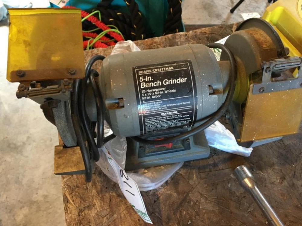 Craftsman 5 inch Bench Grinder Sheridan Realty Auction